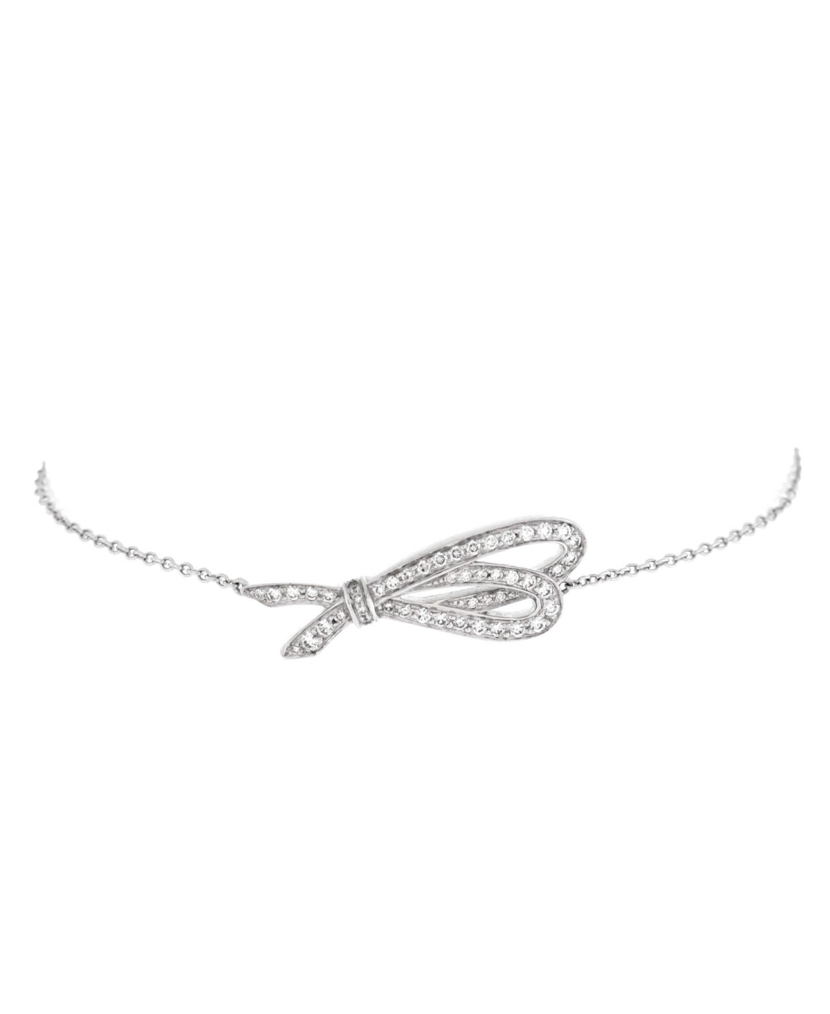 Click here for Pre-Owned Tiffany & Co. Small Bow Knot Chain Brace... prices