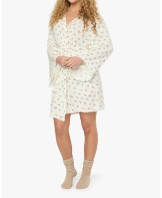 WeWoreWhat Women's Lace Trim Robe - Macy's