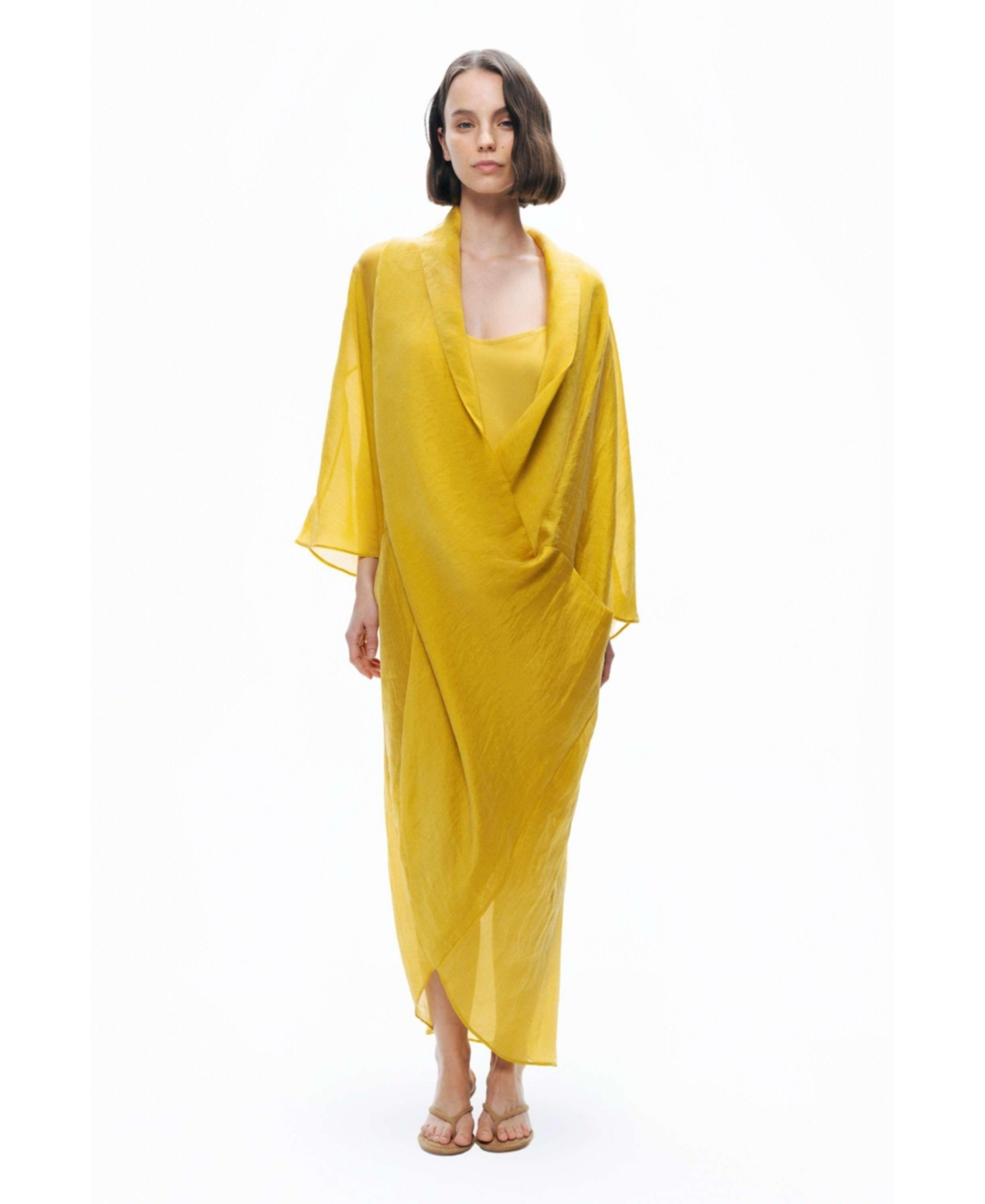 Click here for Nocturne Womens Oversized Midi Dress - Yellow prices