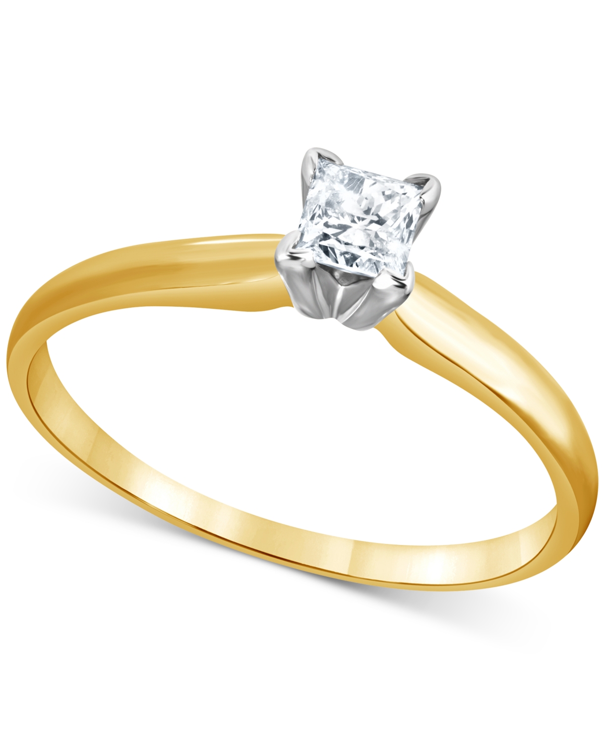 Click here for Diamond Princess Cut Solitaire Ring (1/4 ct. t.w.)... prices