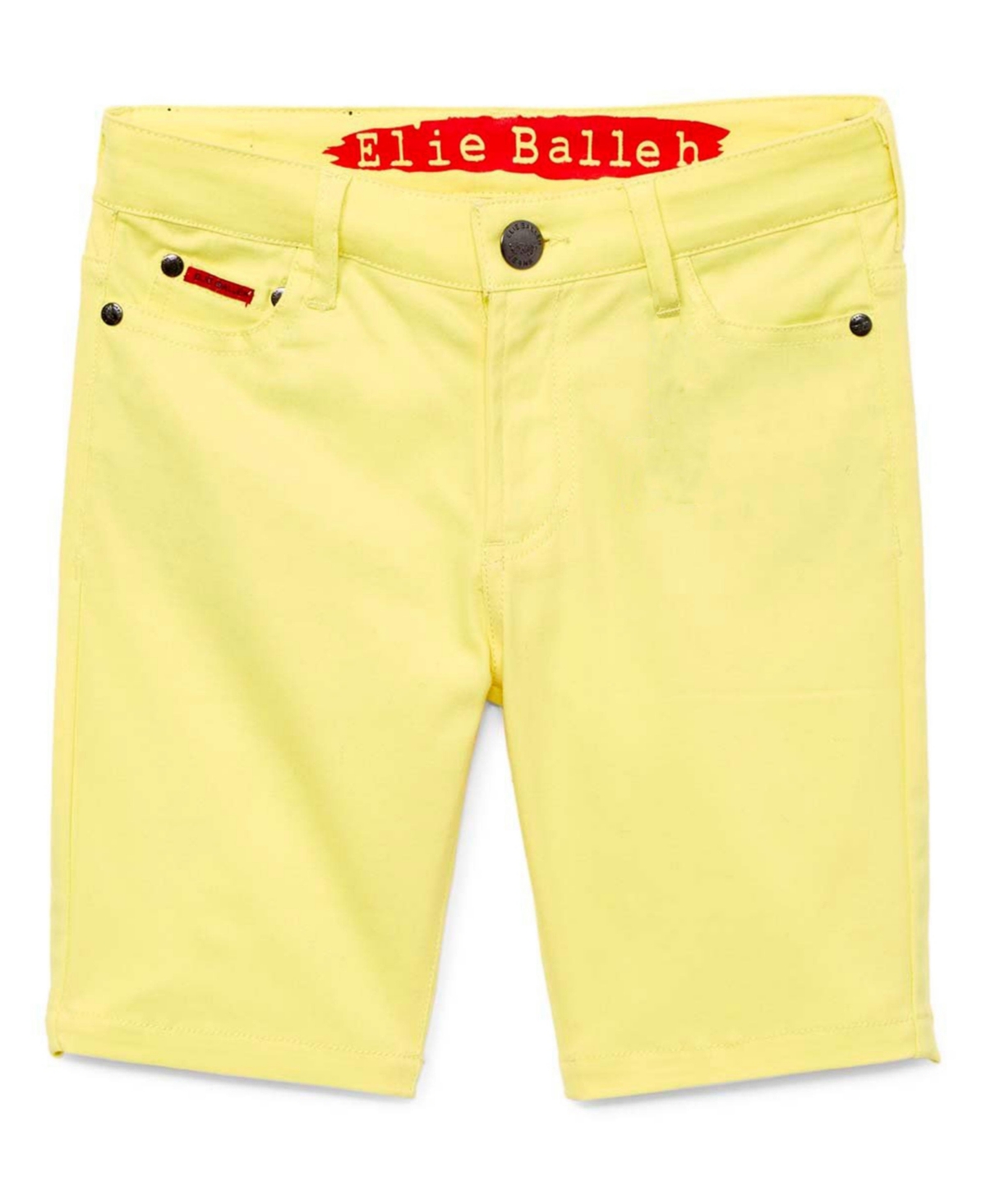 Click here for Elie Balleh Big Boys Yellow Cotton Twill Short - Y... prices