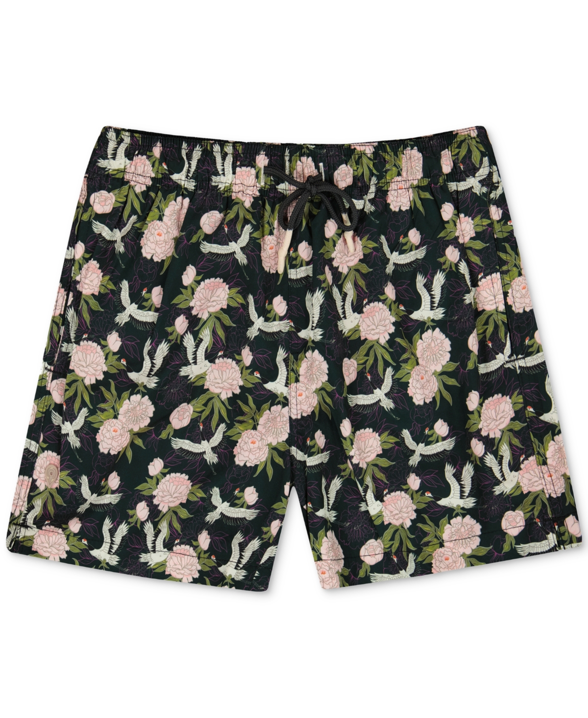 Click here for Sunset and Vines Mens Floral Woven Swim Trunks - B... prices