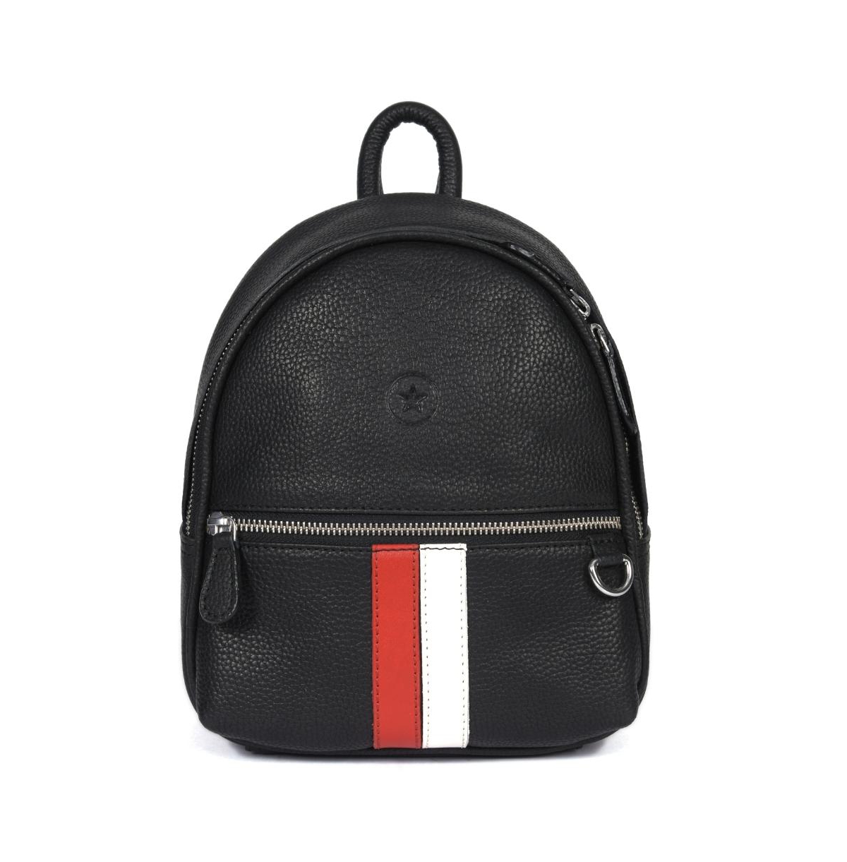 Click here for Aaron Leather Goods Pebbled Leather Mini Backpack... prices