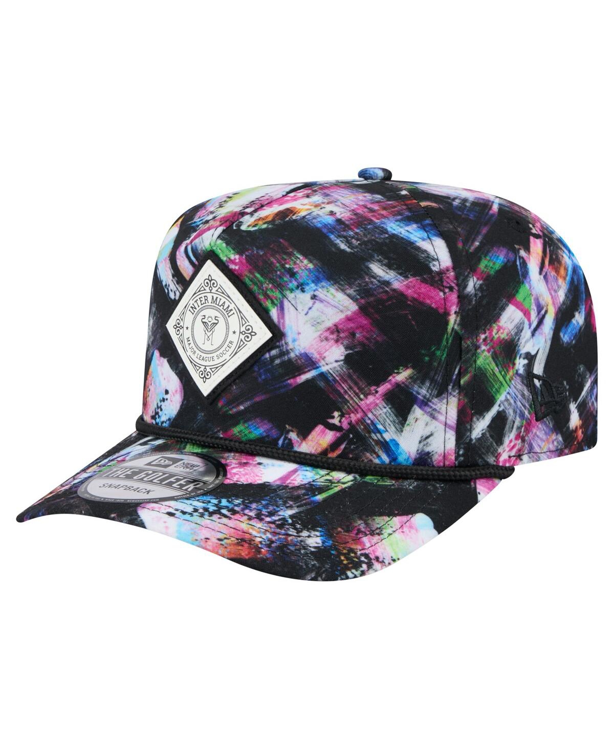 Click here for New Era Mens Black Inter Miami Cf Golfer Adjustabl... prices