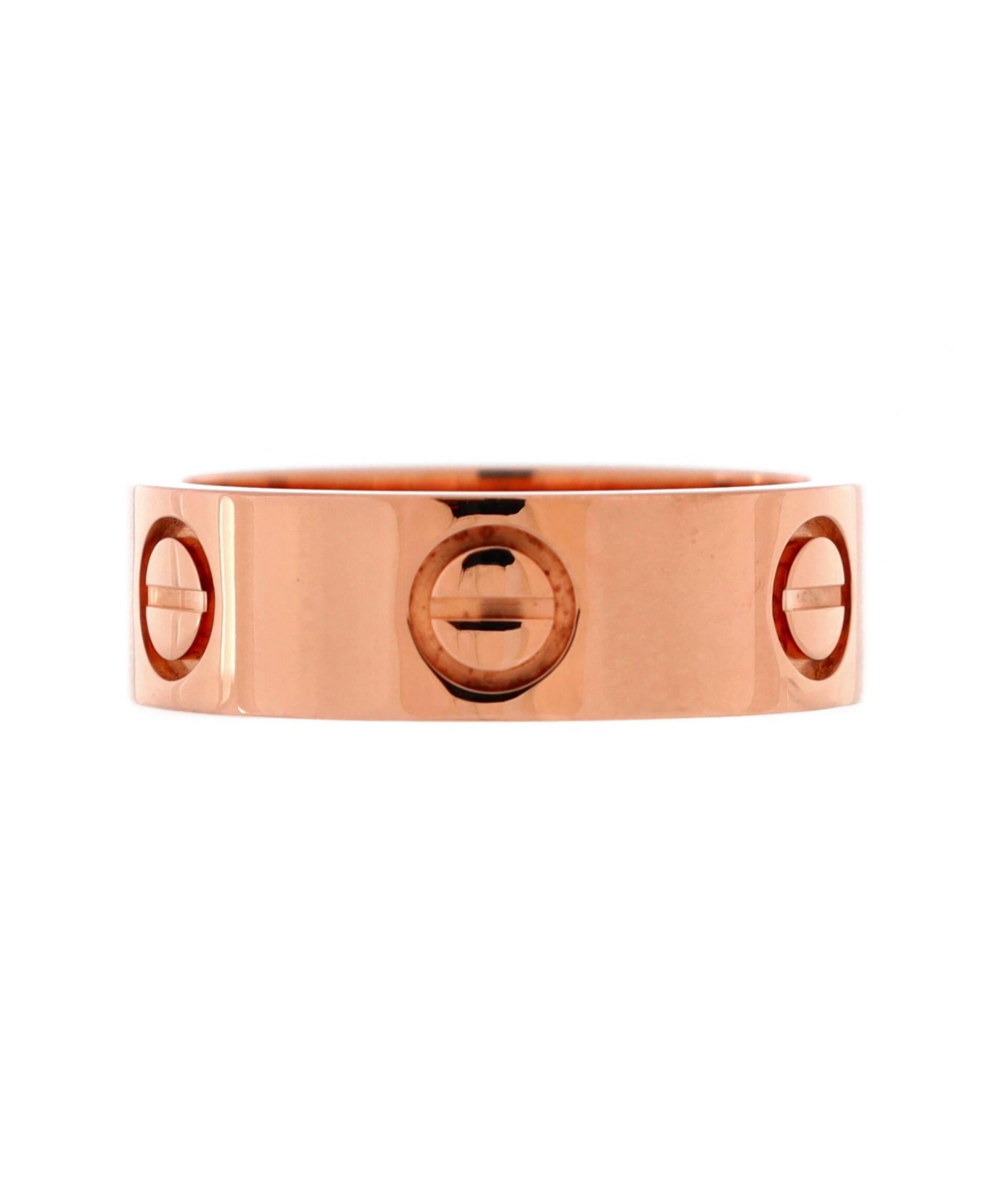 Click here for Pre-Owned Cartier Love Band Ring 18K Rose Gold - 1... prices