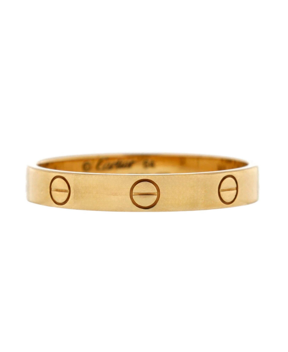 Click here for Pre-Owned Cartier Love Wedding Band Ring 18K Gold... prices