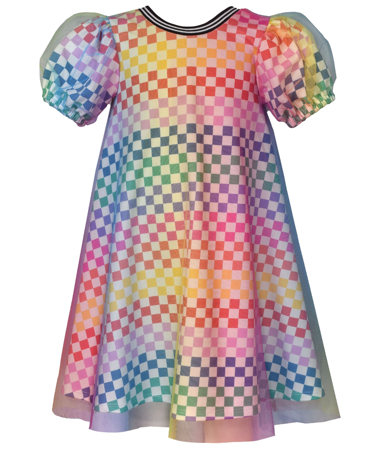 Click here for Bonnie Jean Toddler and Little Girls Rainbow Check... prices