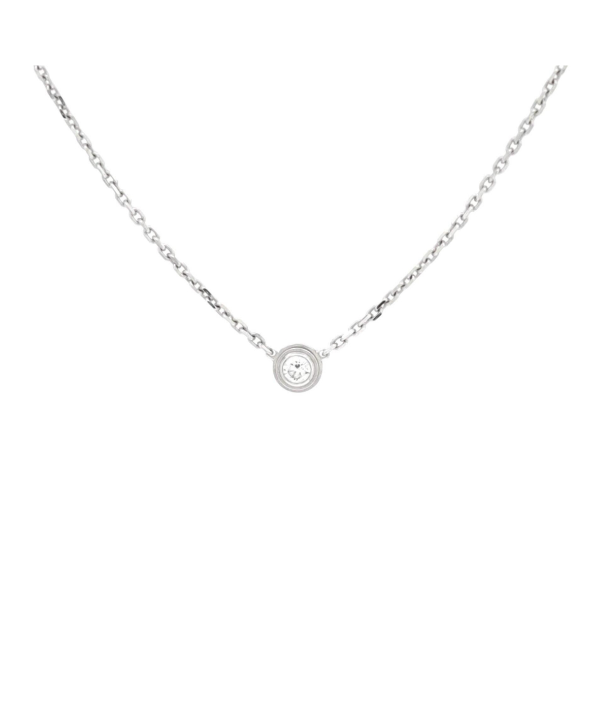 Click here for Pre-Owned Cartier Xs DAmour Pendant Necklace 18K W... prices