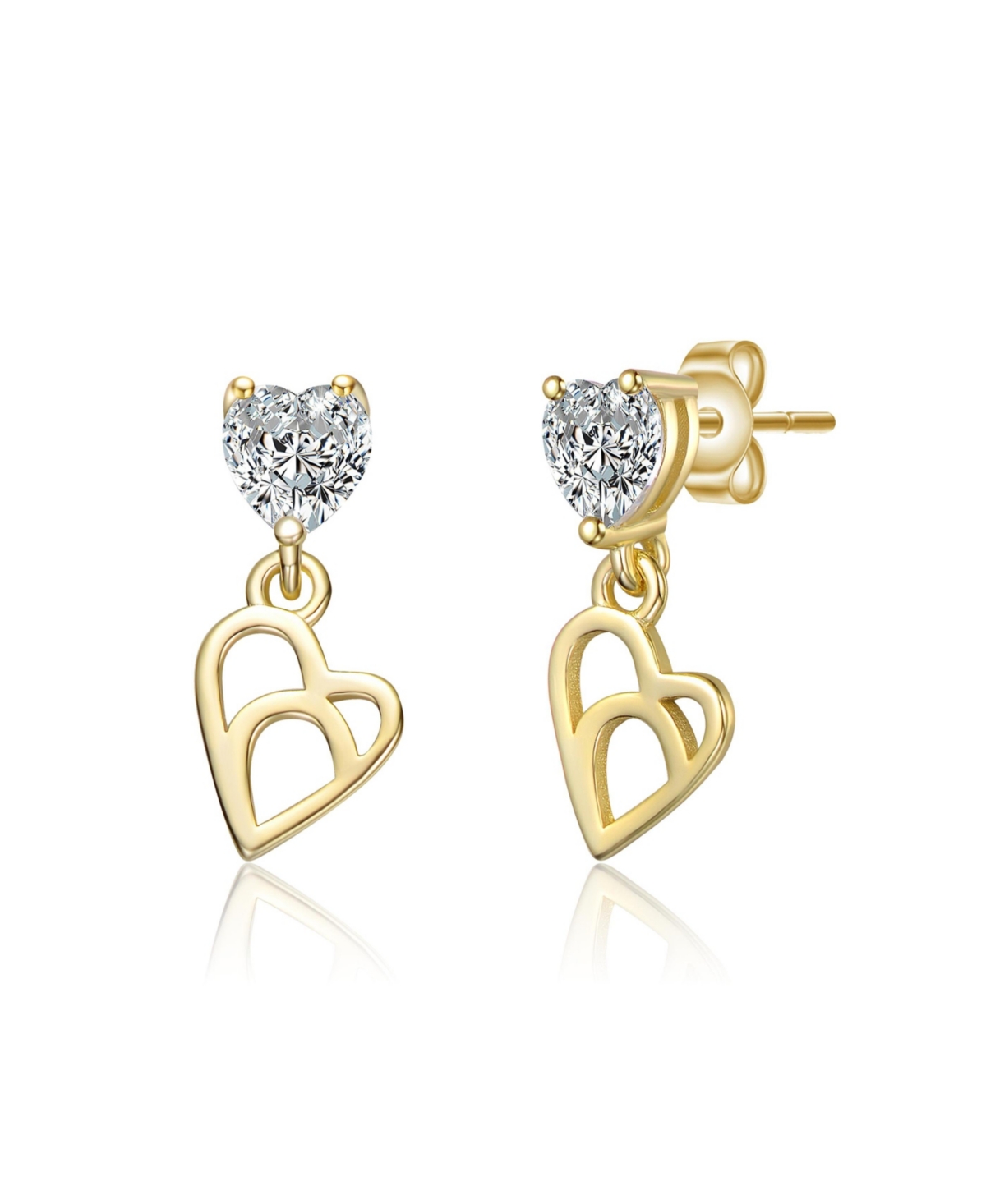 Click here for Kids 14K Gold Plated with Colored Cubic Zirconia H... prices