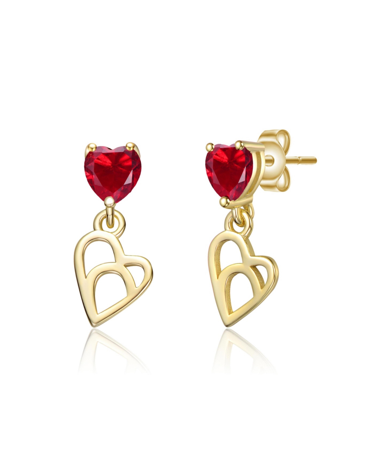 Click here for Kids 14K Gold Plated with Colored Cubic Zirconia H... prices