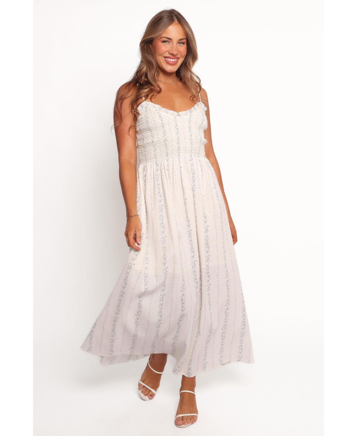 Click here for Petal and Pup Dulce Midi Dress - Dream blue prices