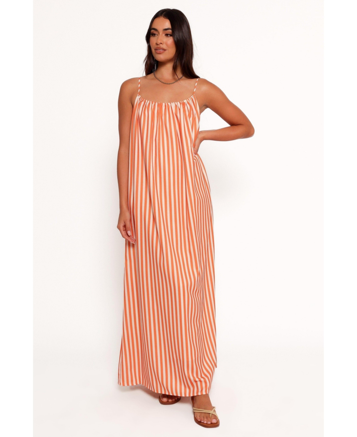 Click here for Petal and Pup Womens Lumina Maxi Dress - Orange be... prices