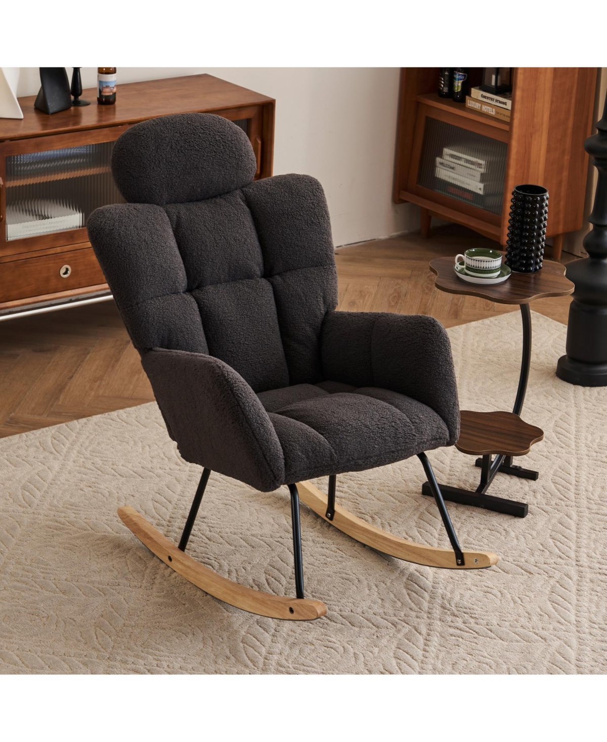 Click here for Streamdale Mid Century Modern Rocking Glider Chair... prices