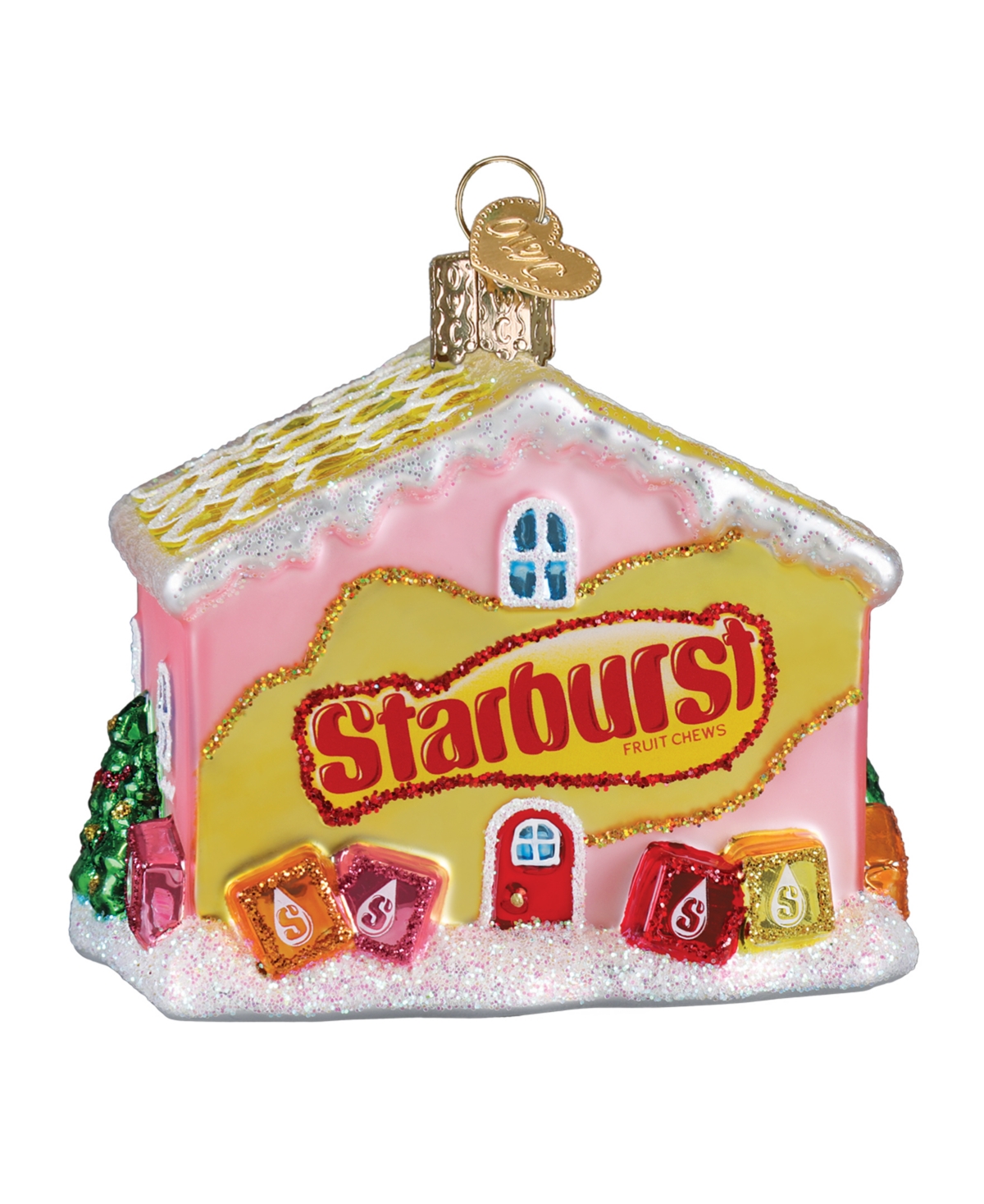 Click here for Old World Christmas 3 Cottage Starburst Ornament -... prices