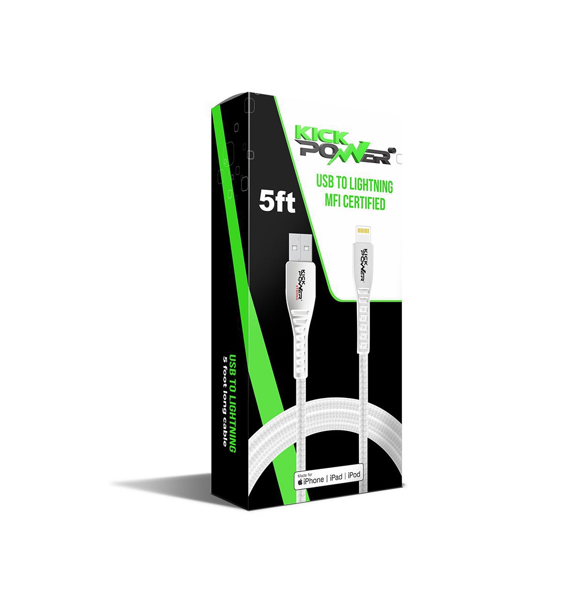 Click here for KickPOWER- Usb to Lightning Cable Mfi Certified (5... prices