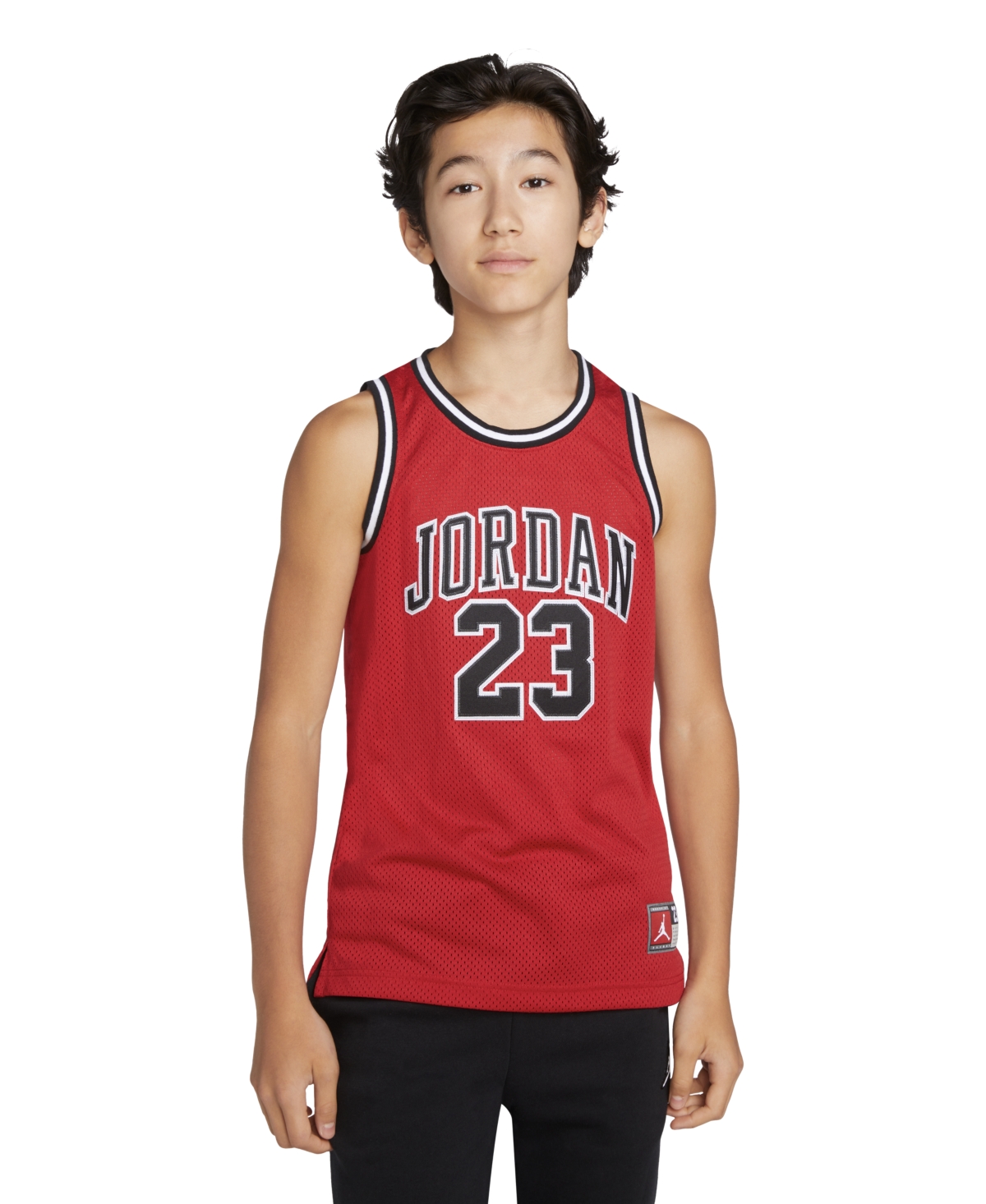 Click here for Jordan Big Boys 23 Jersey Sleeveless Tank Top - Gy... prices
