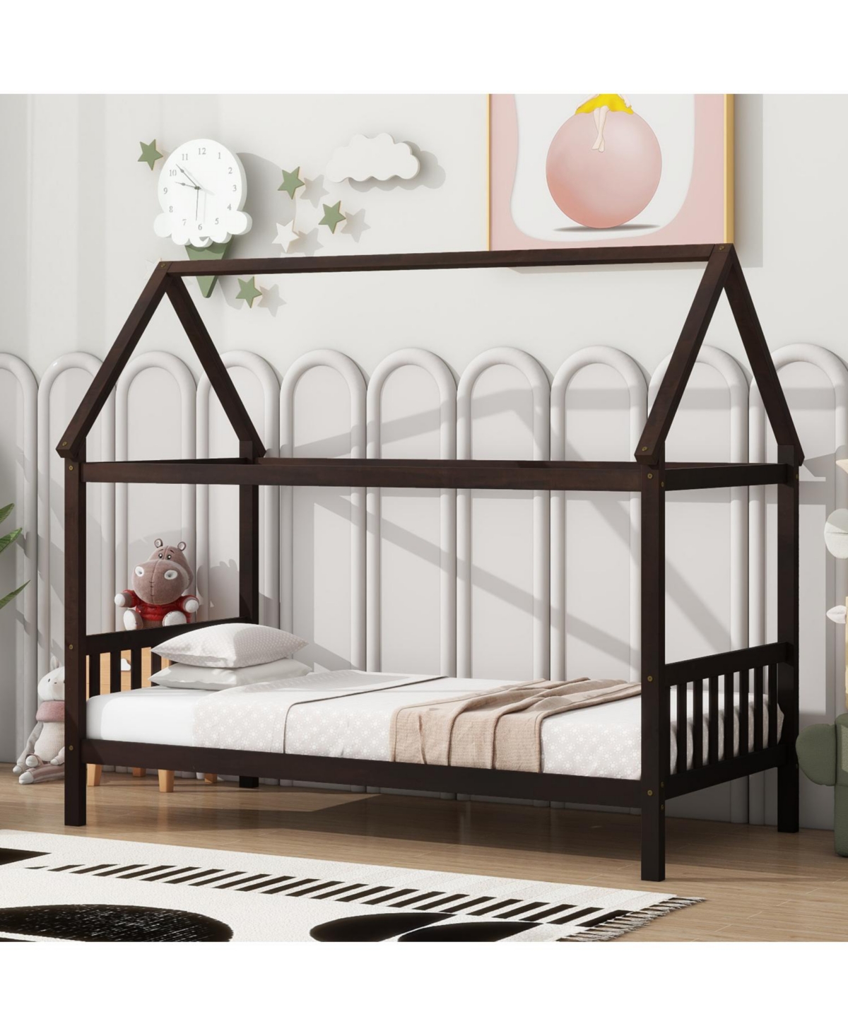 Click here for Streamdale Twin House Bed with Headboard and Footb... prices