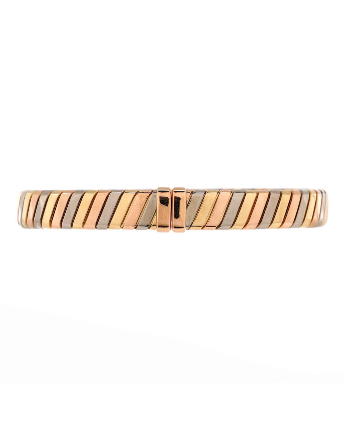 Click here for Pre-Owned Bvlgari Tubogas Bracelet Tricolor Gold -... prices