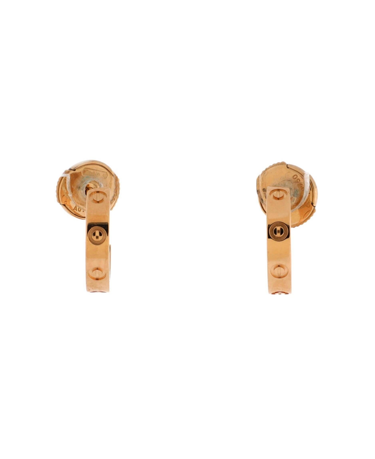 Click here for Pre-Owned Cartier Small Love Hoop Earrings 18K Gol... prices