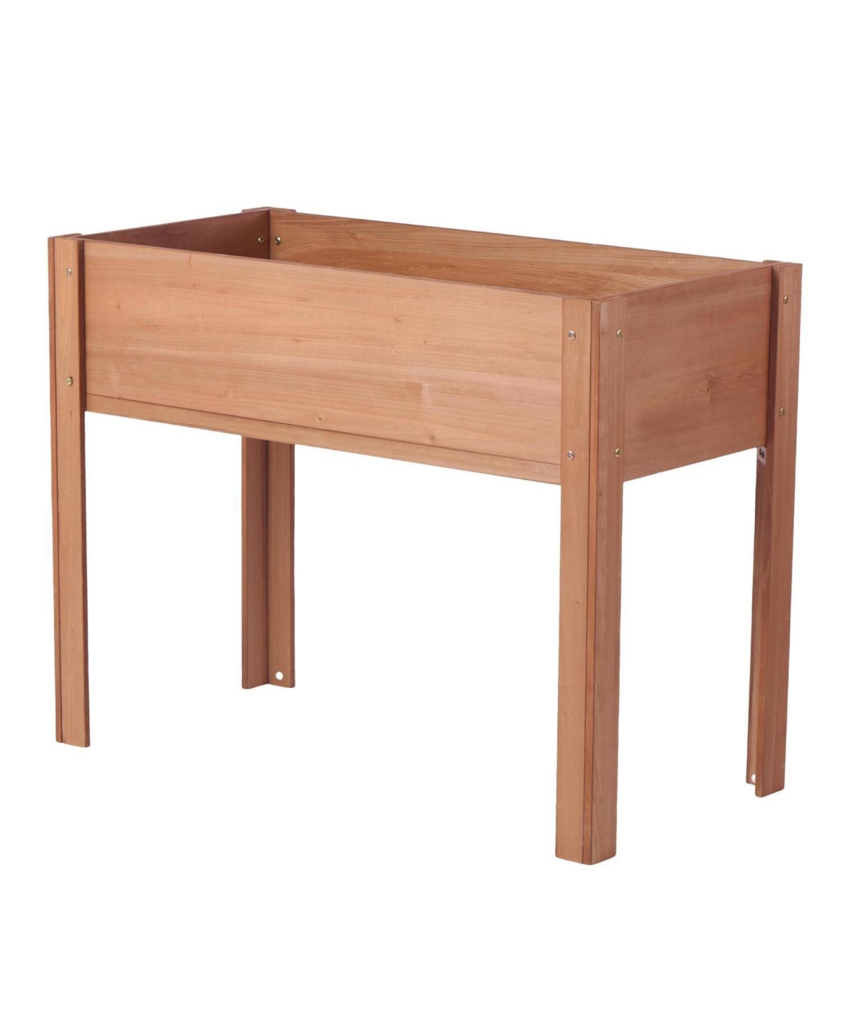 Click here for Elevated Wooden Planter Box for Outdoor Gardening... prices