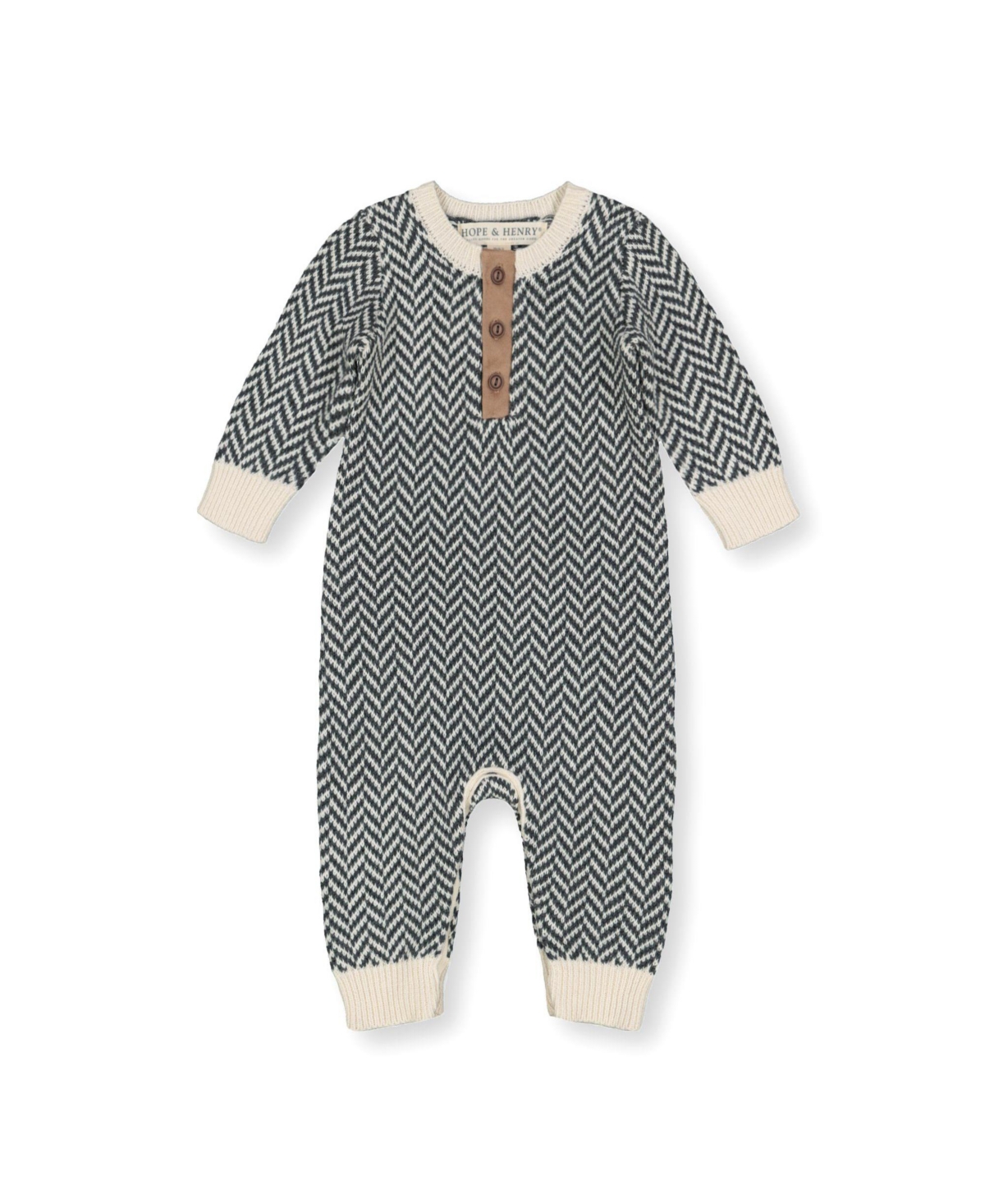 Click here for Hope & Henry Baby Long Sleeve Henley Organic Sweat... prices