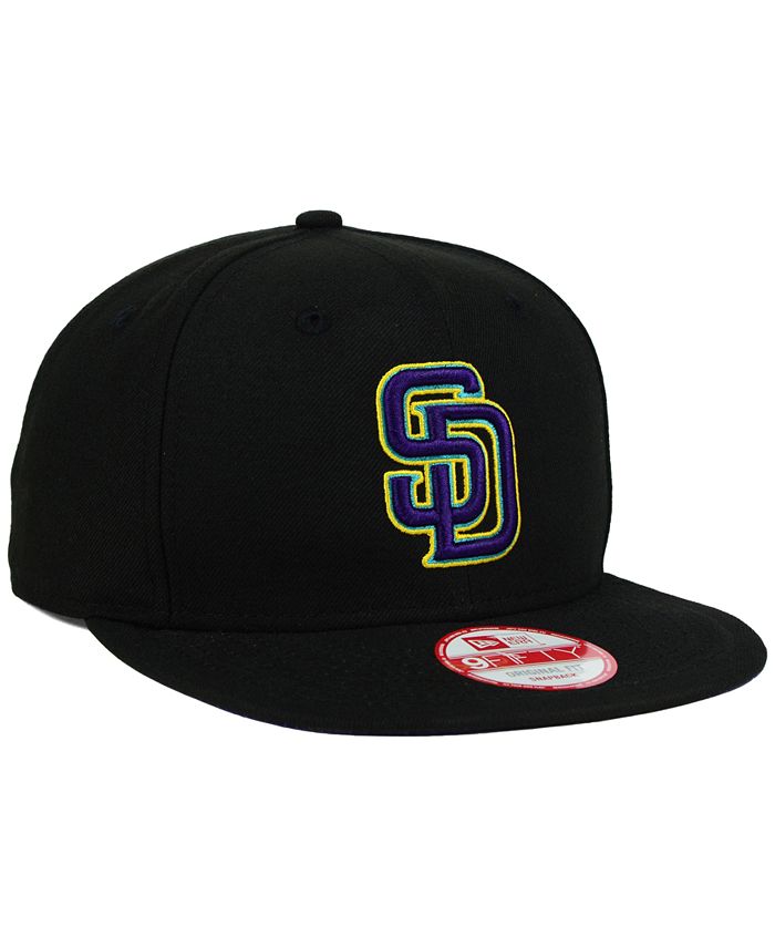New Era San Diego Padres Aqua Hook Basic 9FIFTY Snapback Cap - Macy's