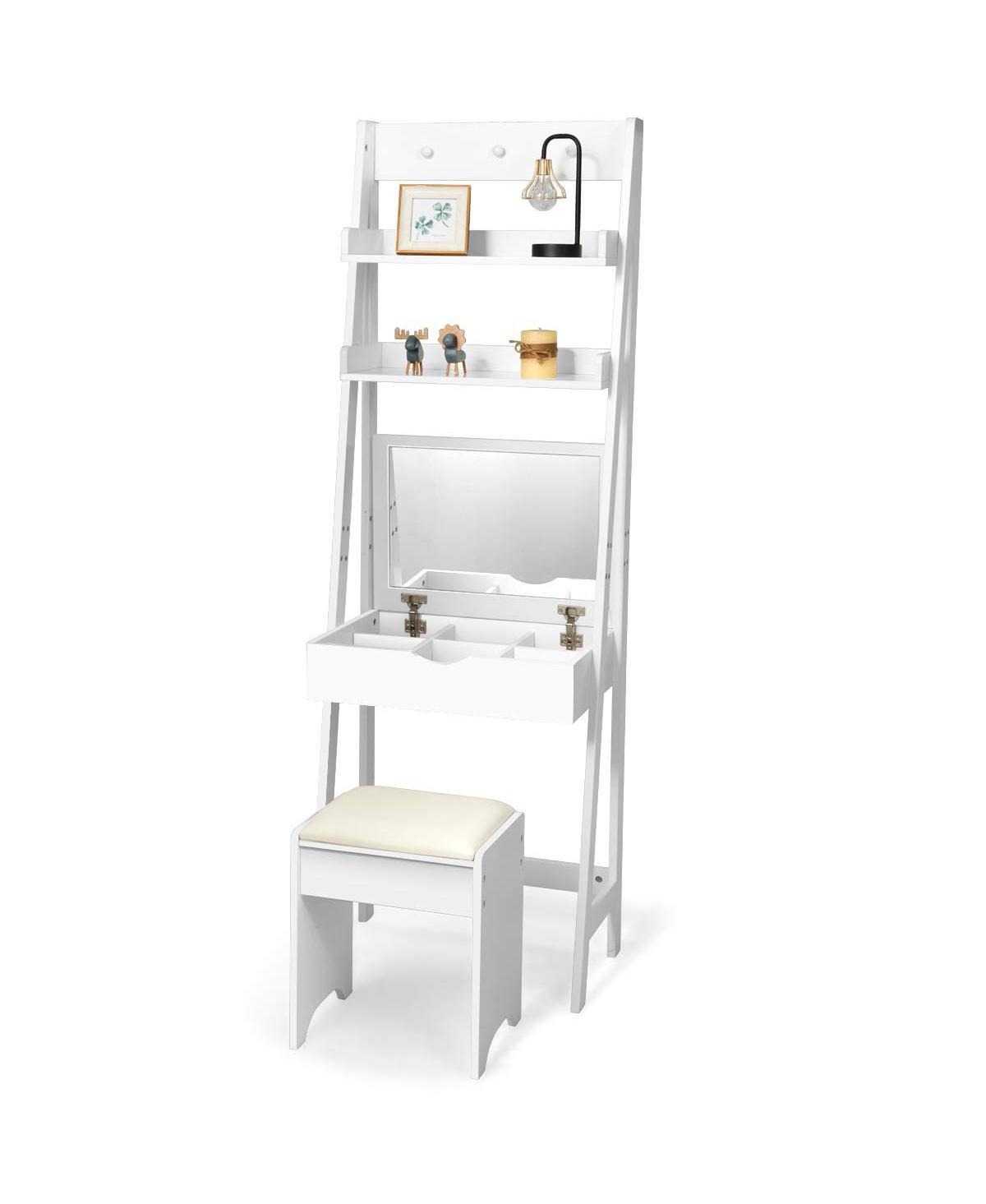 Click here for Vanity Desk Set with Flip Top Mirror  Hidden Stora... prices