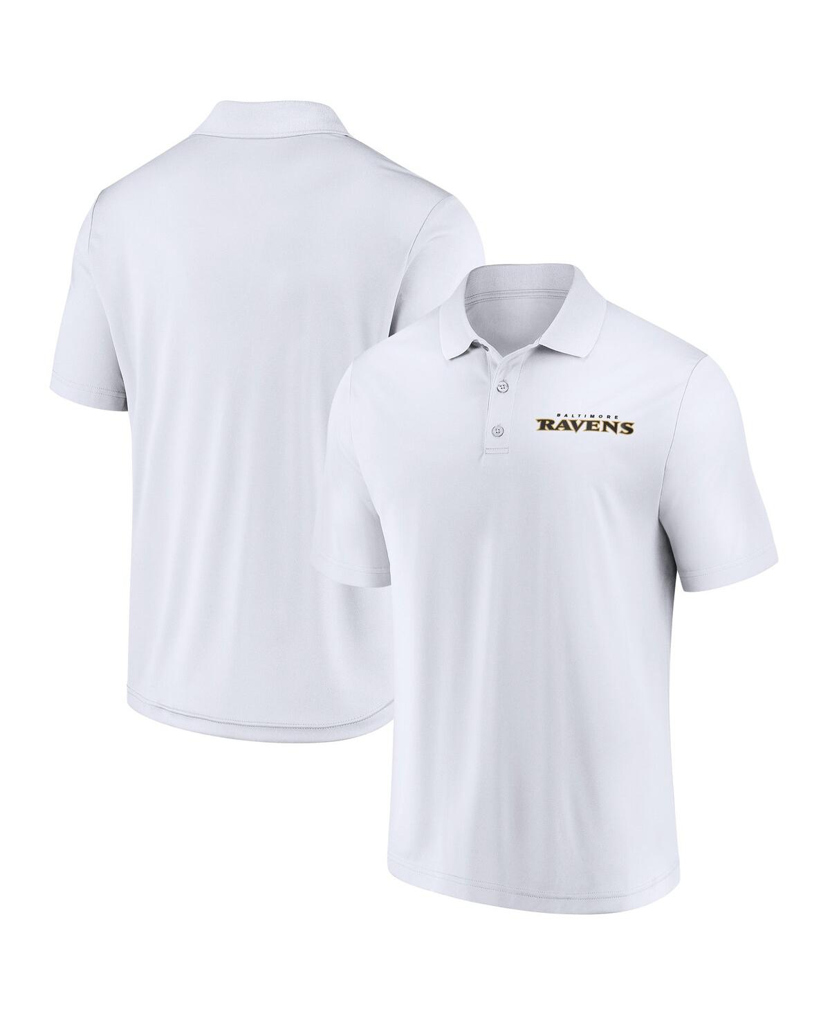 Click here for Fanatics Mens White Baltimore Ravens Lockup Polo S... prices