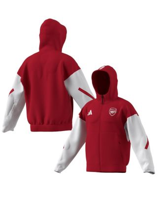 Adidas Men's Red Arsenal 2025/26 Anthem Full-Zip Jacket - Macy's
