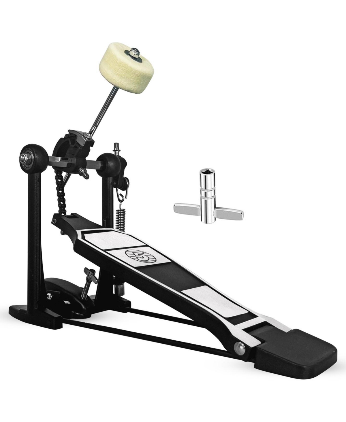 Click here for 5 Core Bass Drum Pedal Mount Adjustable Felt Beate... prices