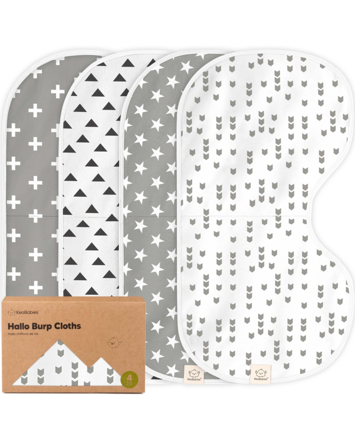 Click here for KeaBabies Kids 4pk Hallo Burp Cloths  Cotton Burp... prices