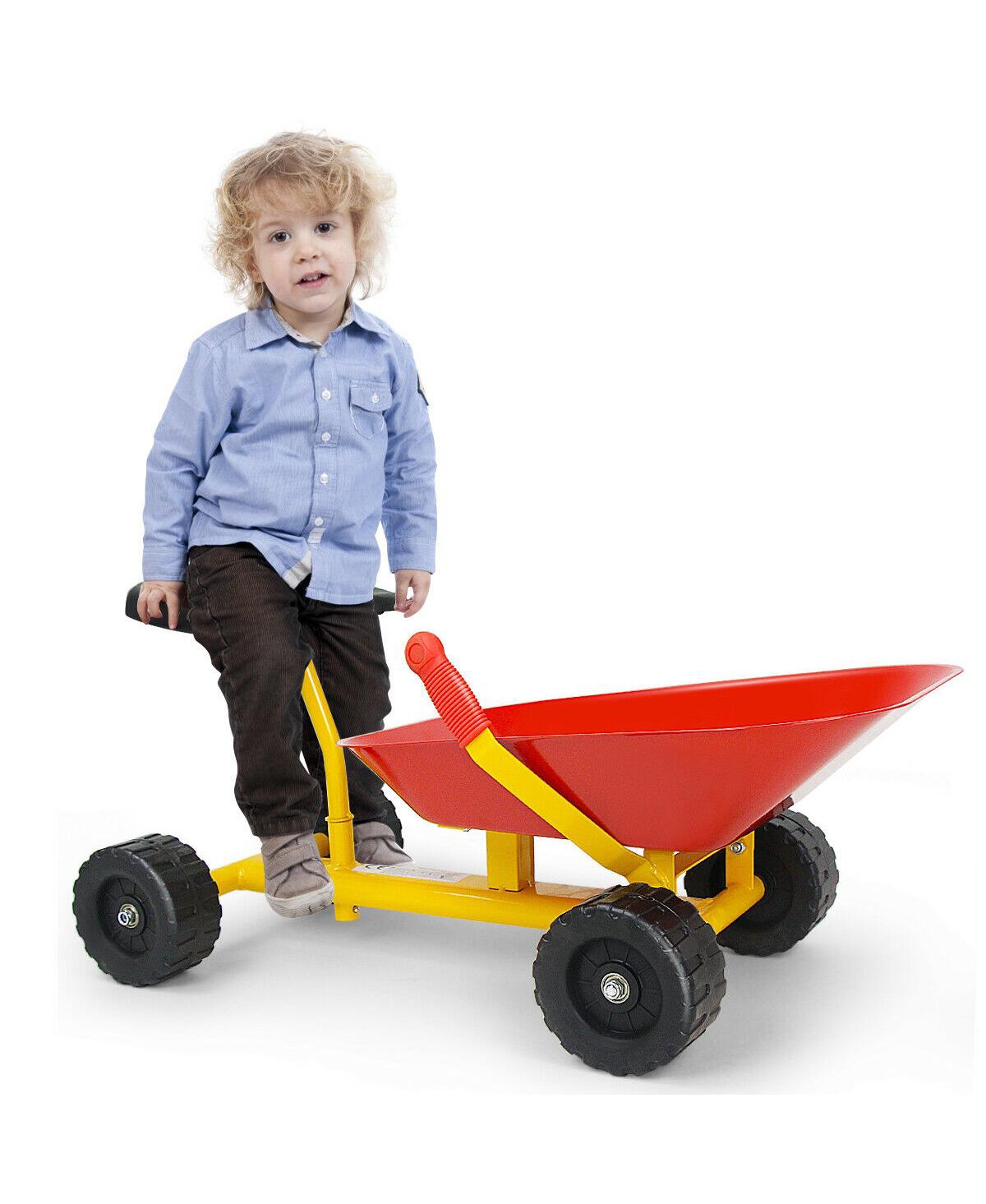 Click here for Gymax 8 Heavy Duty Kids Ride-on Sand Dumper Front... prices