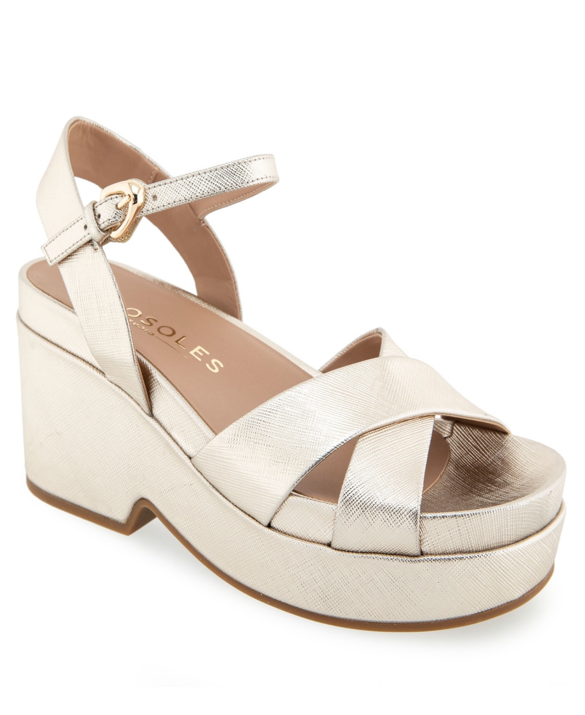 Click here for Aerosoles Womens Chabella Round Toe Platform Sanda... prices