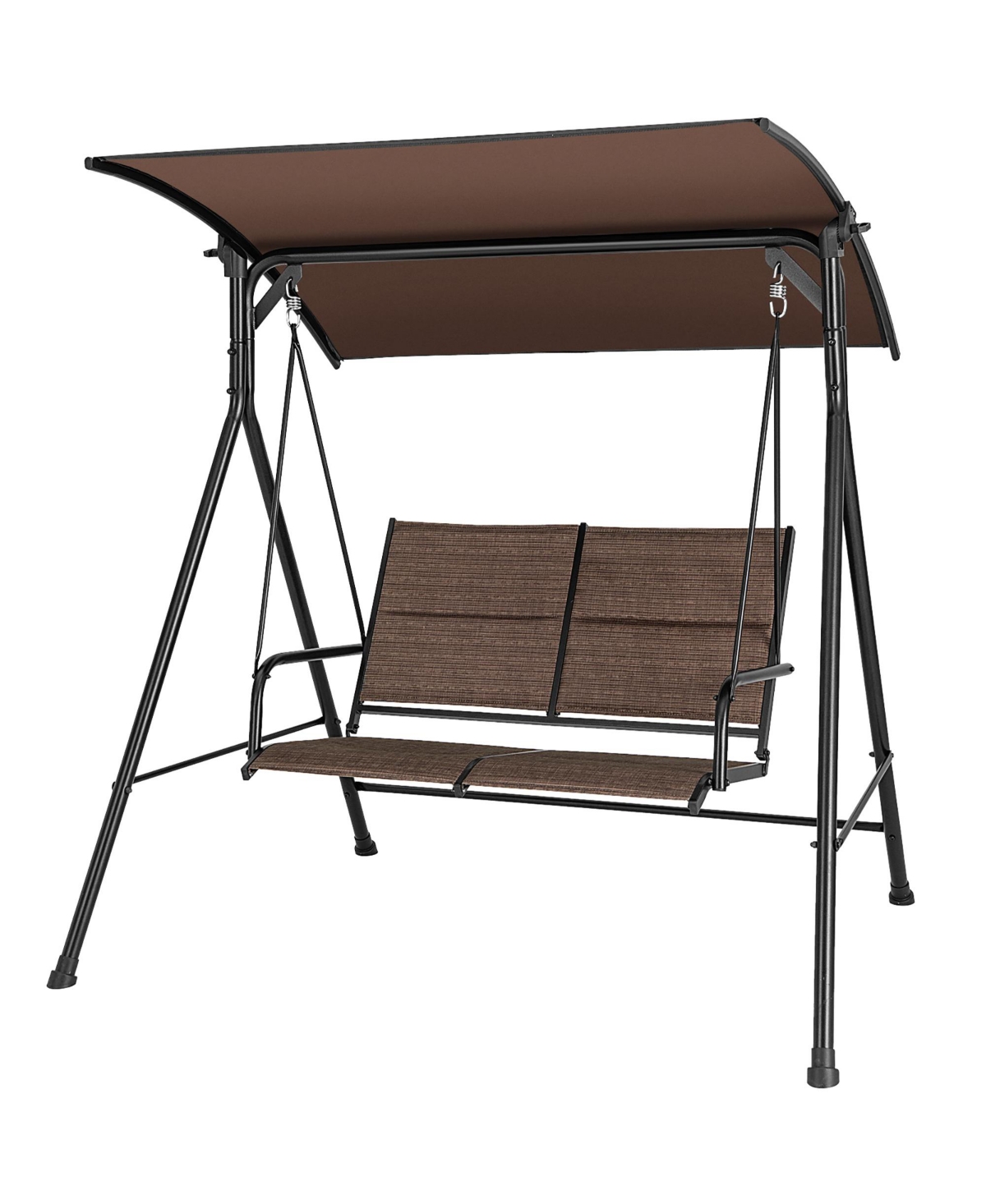Click here for Gymax Porch Swing Glider 2 Seat Soft Cushion Adjus... prices