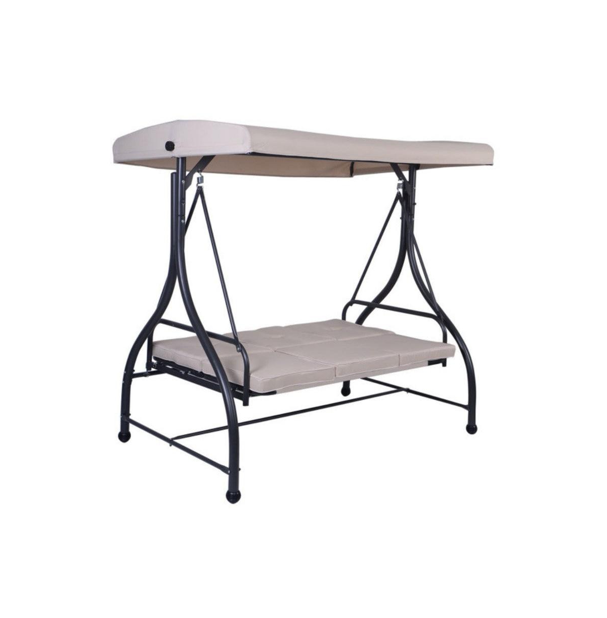 Click here for 3 Seats Outdoor Porch Swing Hammock with Adjustabl... prices