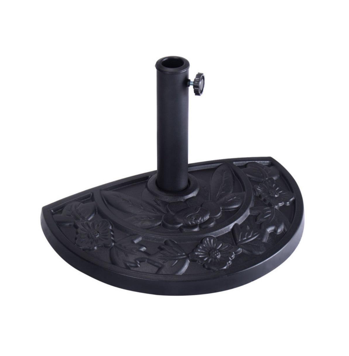 Click here for 20 inch Outdoor Patio Half Round Umbrella Base - B... prices