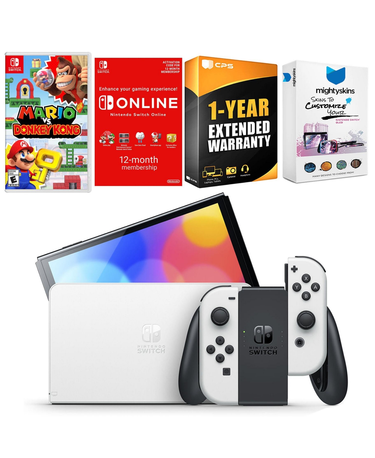 Click here for Nintendo Switch White Oled Console with Mario vs.... prices
