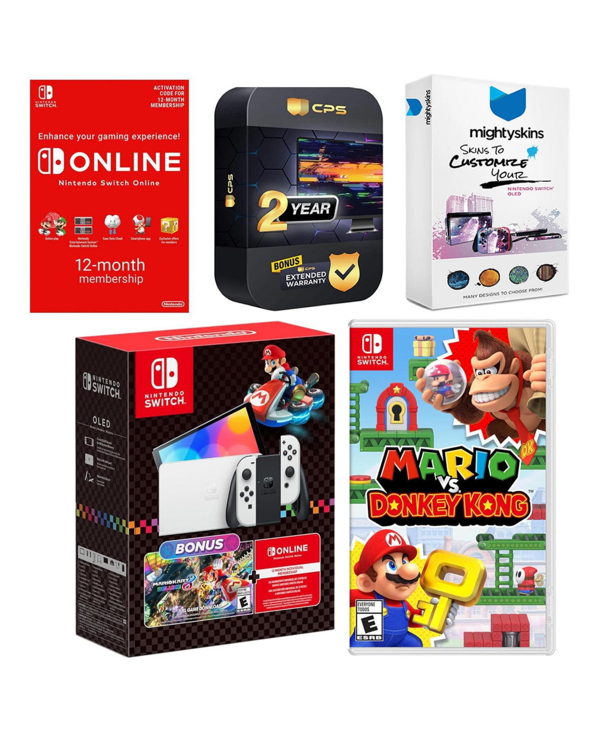 Click here for Nintendo Switch Oled Console Mario Kart 8 Bundle w... prices