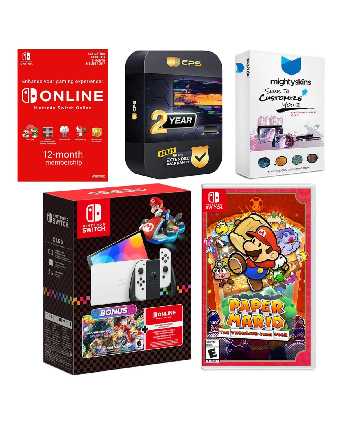 Click here for Nintendo Switch Oled Console Mario Kart 8 Bundle w... prices