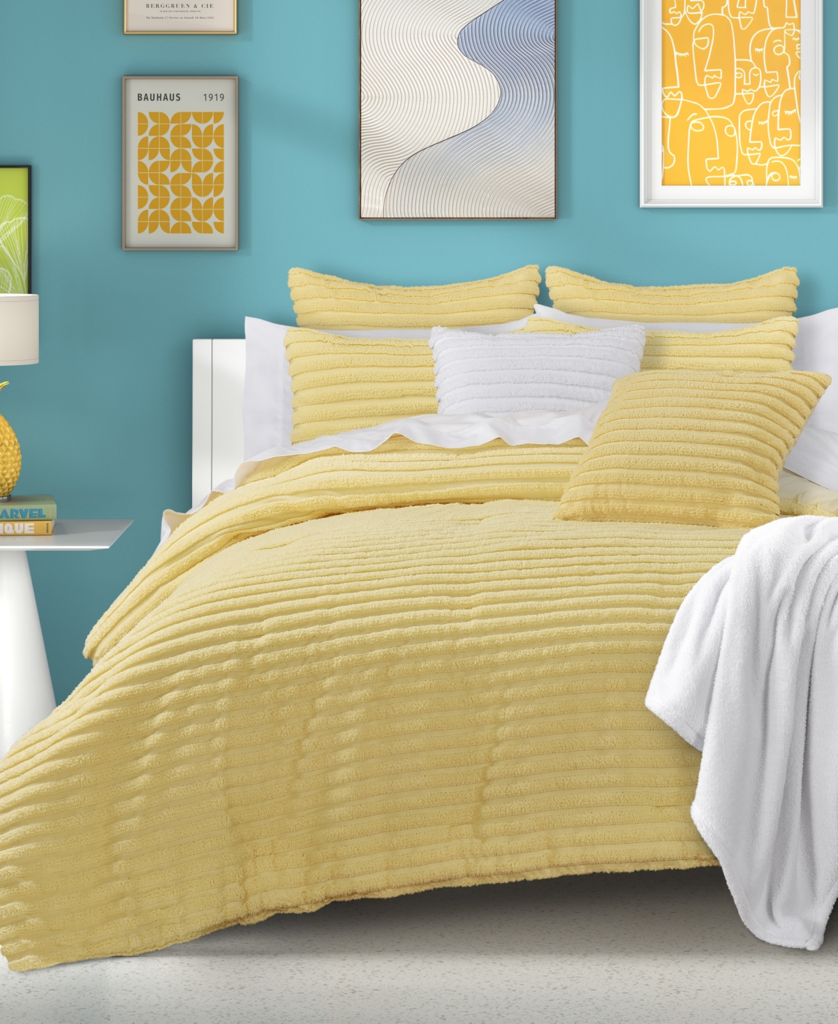 Click here for J by J Queen Bold Darby 3-Pc. Comforter Set  King/... prices