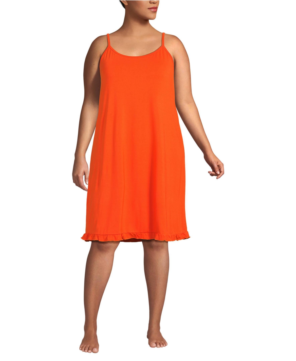 Click here for Lands End Plus Size Cooling Knee Length Slip Night... prices