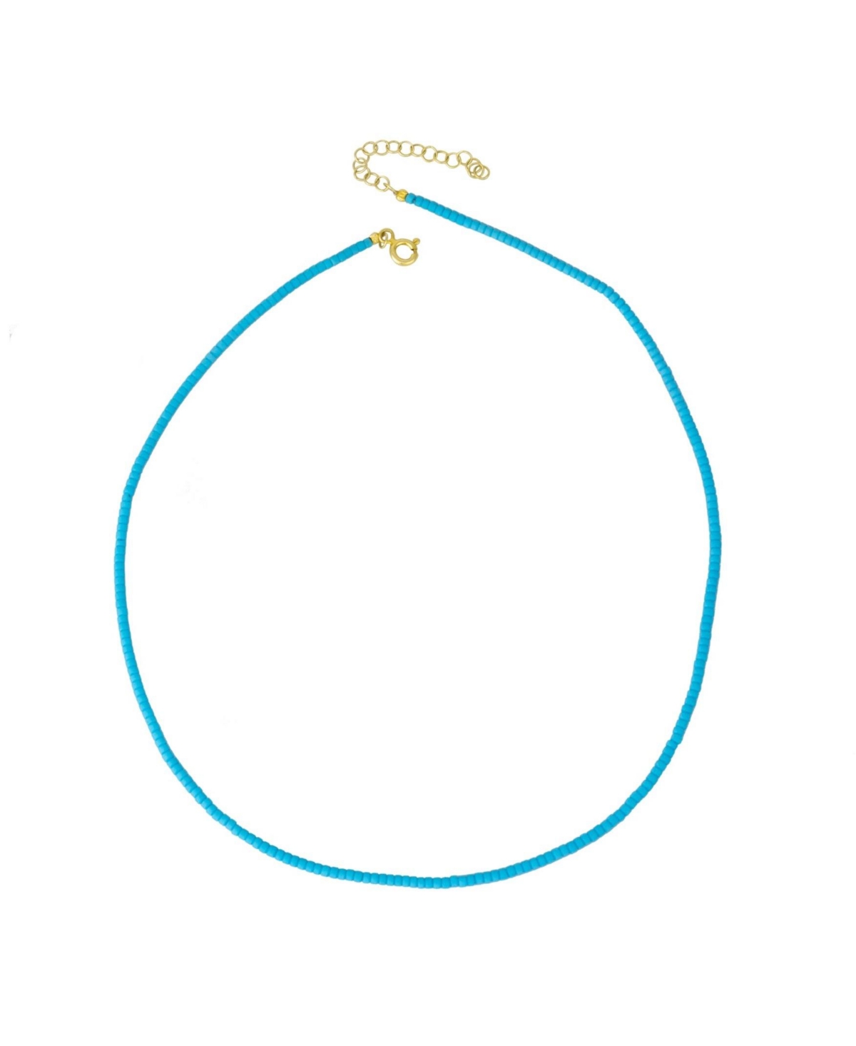Click here for Spero London Turquoise Natural Stone Necklace - Go... prices