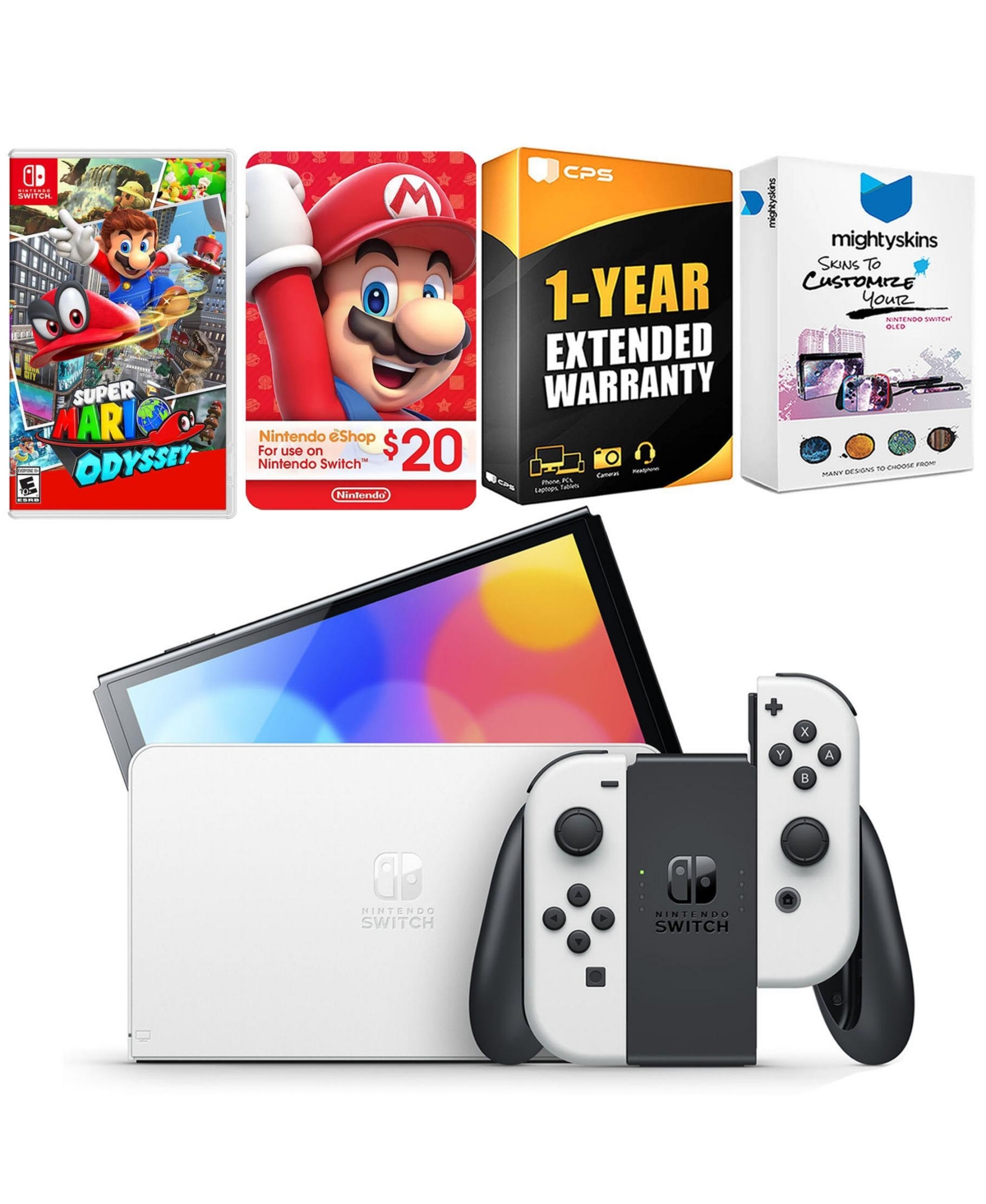 Click here for Nintendo Switch White Oled Console with Super Mari... prices