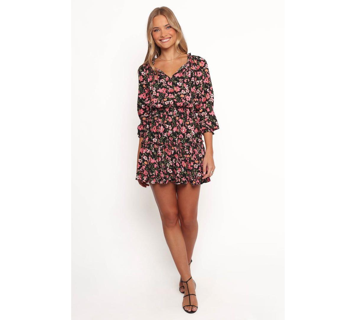 Click here for Petal and Pup Womens Kealan Dress - Black floral prices