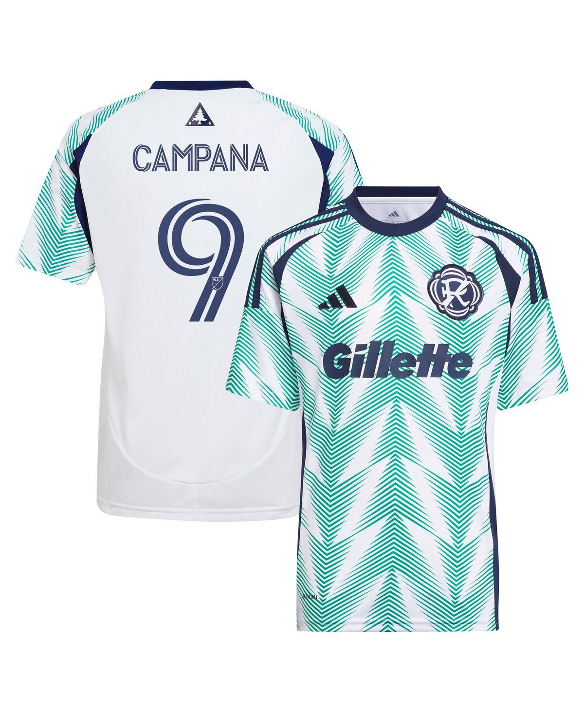 Click here for Adidas Big Boys and Girls Leonardo Campana White N... prices