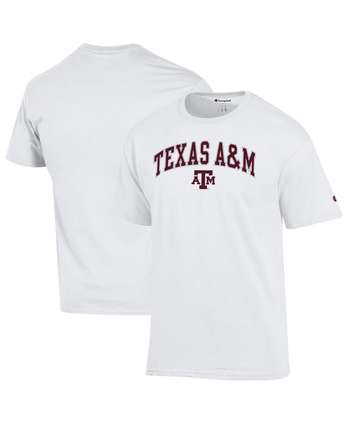 Click here for Champion Mens White Texas A&M Aggies Arched Logo T... prices