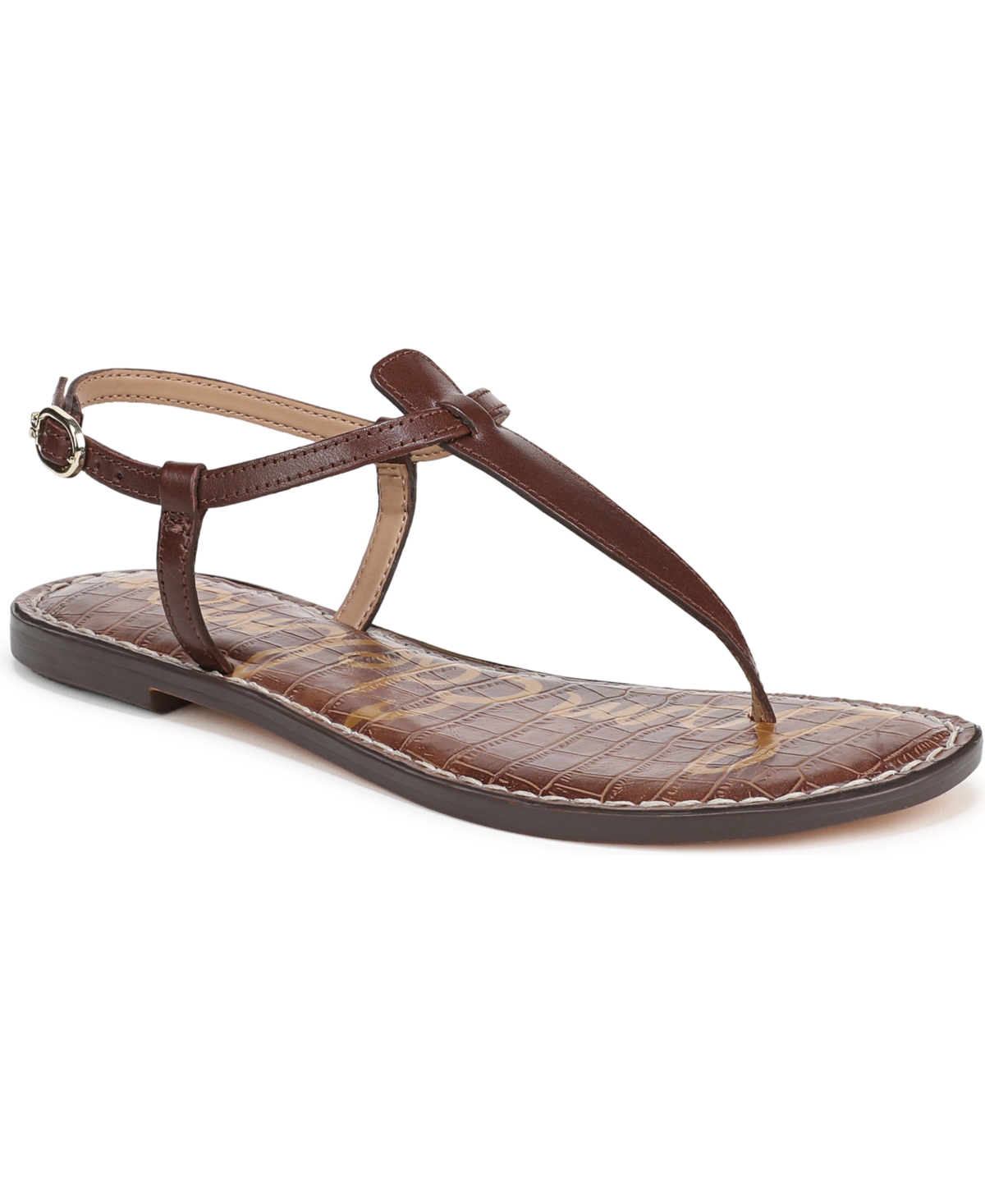 Click here for Sam Edelman Womens Gigi T-Strap Flat Sandals - Map... prices