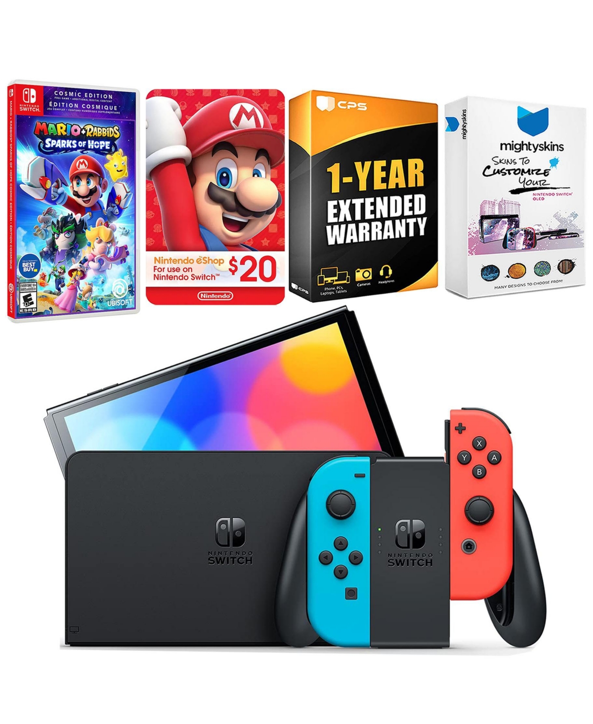 Click here for Nintendo Switch Neon Red & Blue Oled Console with... prices