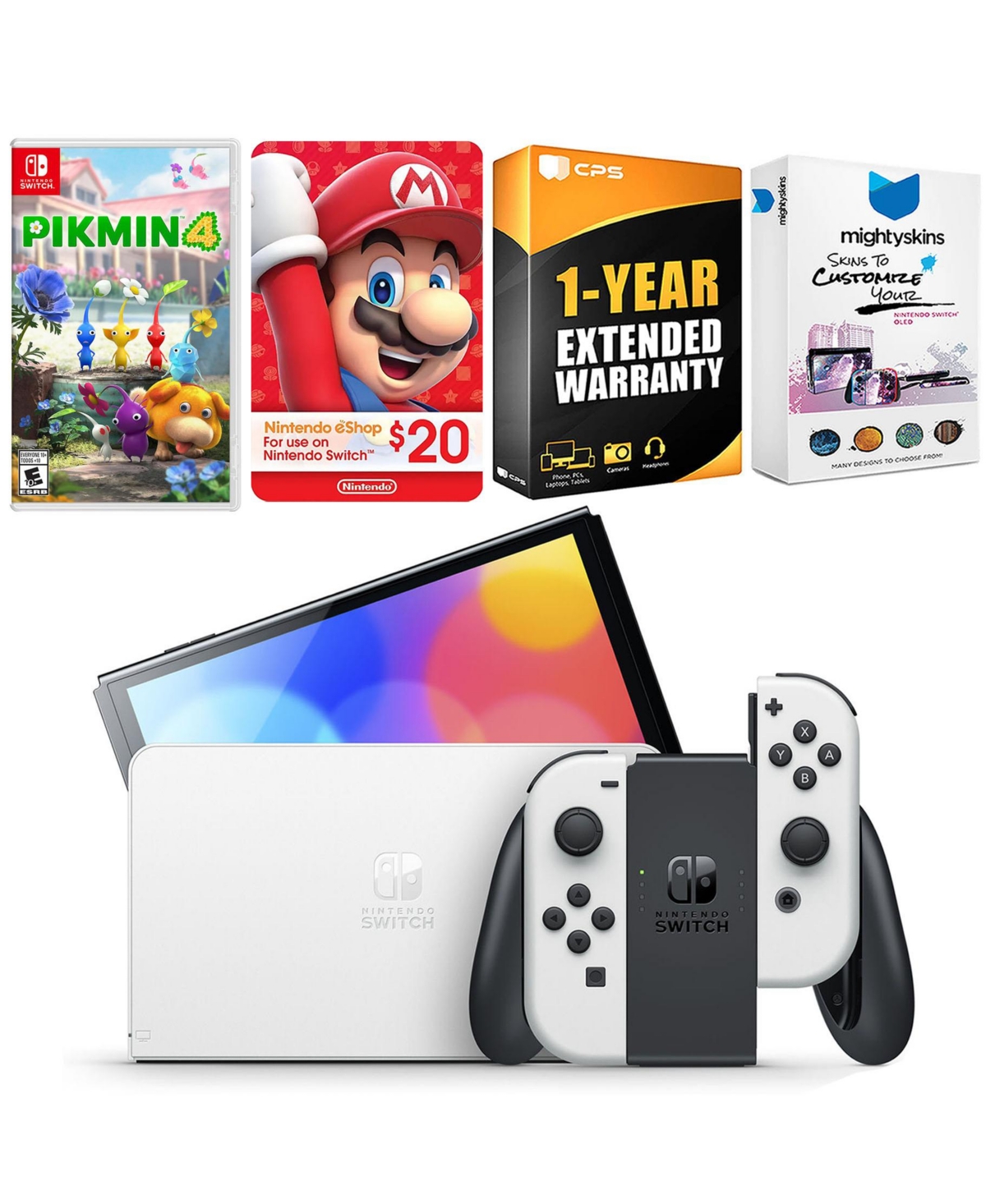 Click here for Nintendo Switch White Oled Console with Pikmin 4... prices