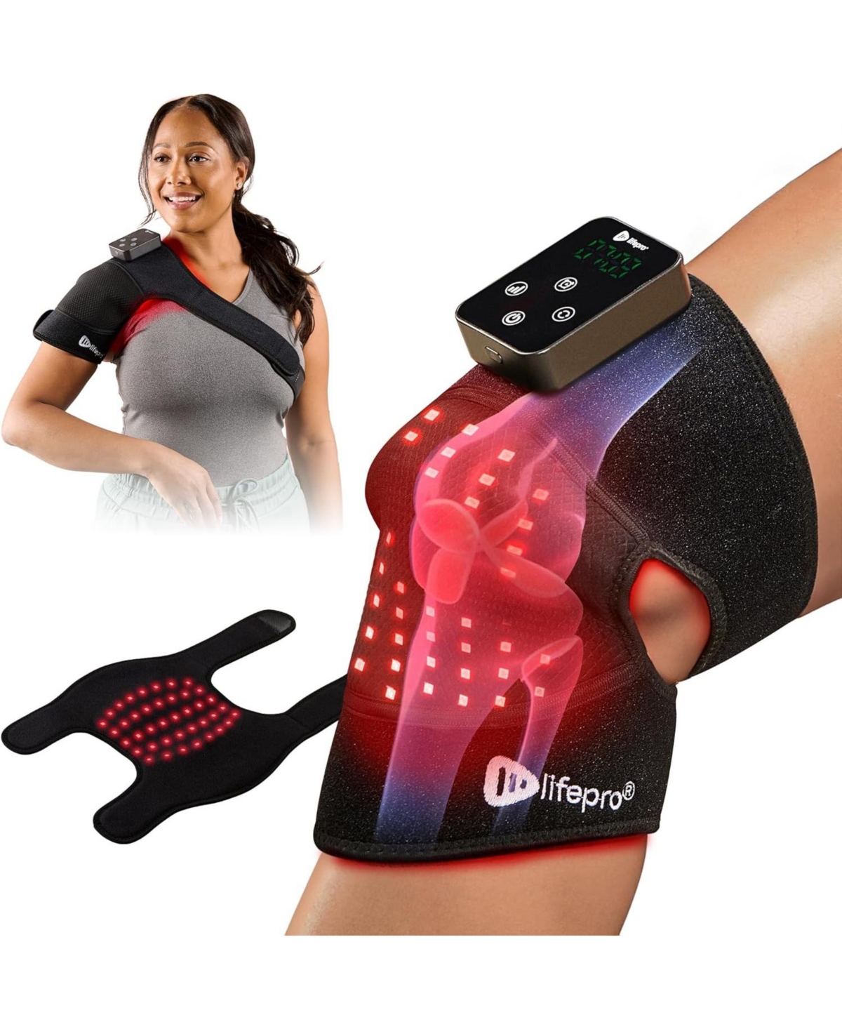 Click here for LifePro Infrared Red Light Therapy Knee Brace ... prices